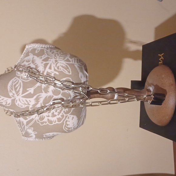 Jewelry | Doublepaperclip Linklock Charmsilverstone Necklace | Poshmark